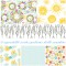 Sunshine pattern set vector | Free download