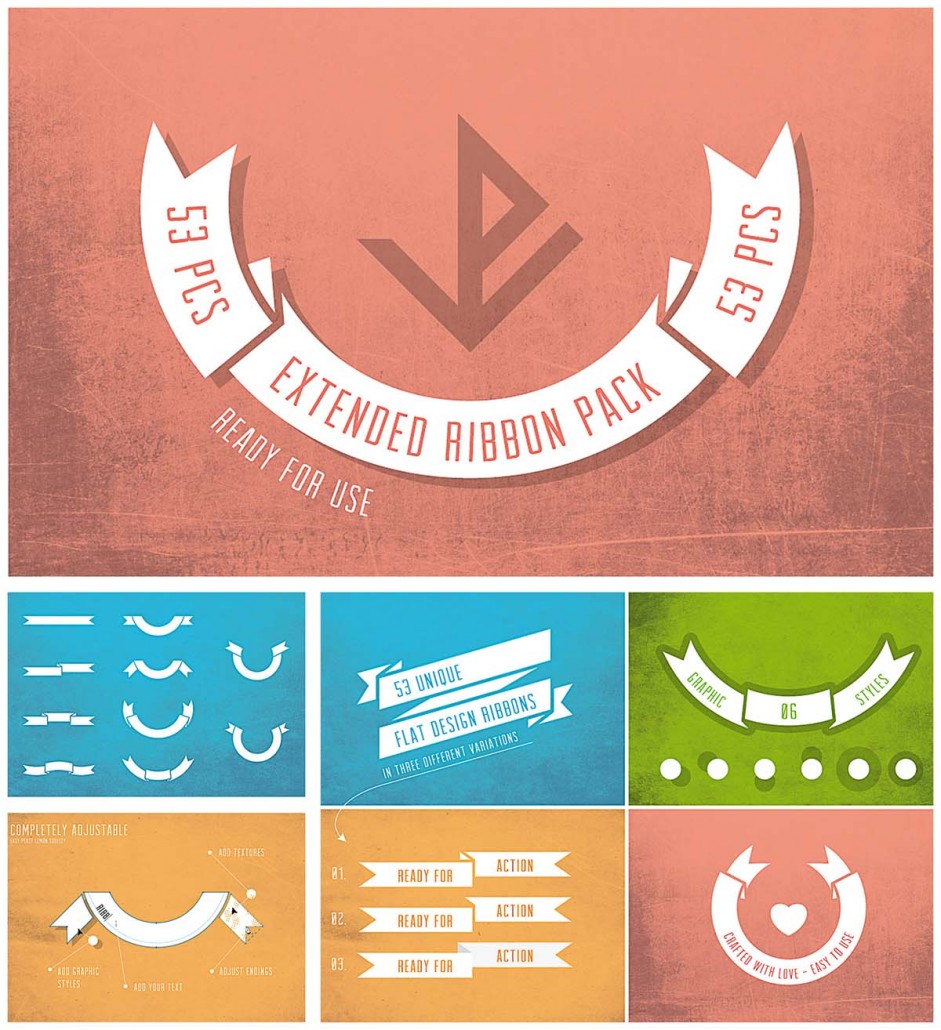 Extended ribbon collection | Free download