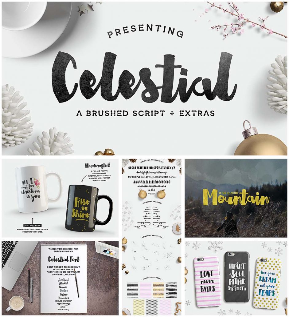 Celestial handwritten font | Free download