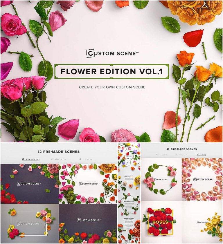Custom scene flowers edition set | Free download
