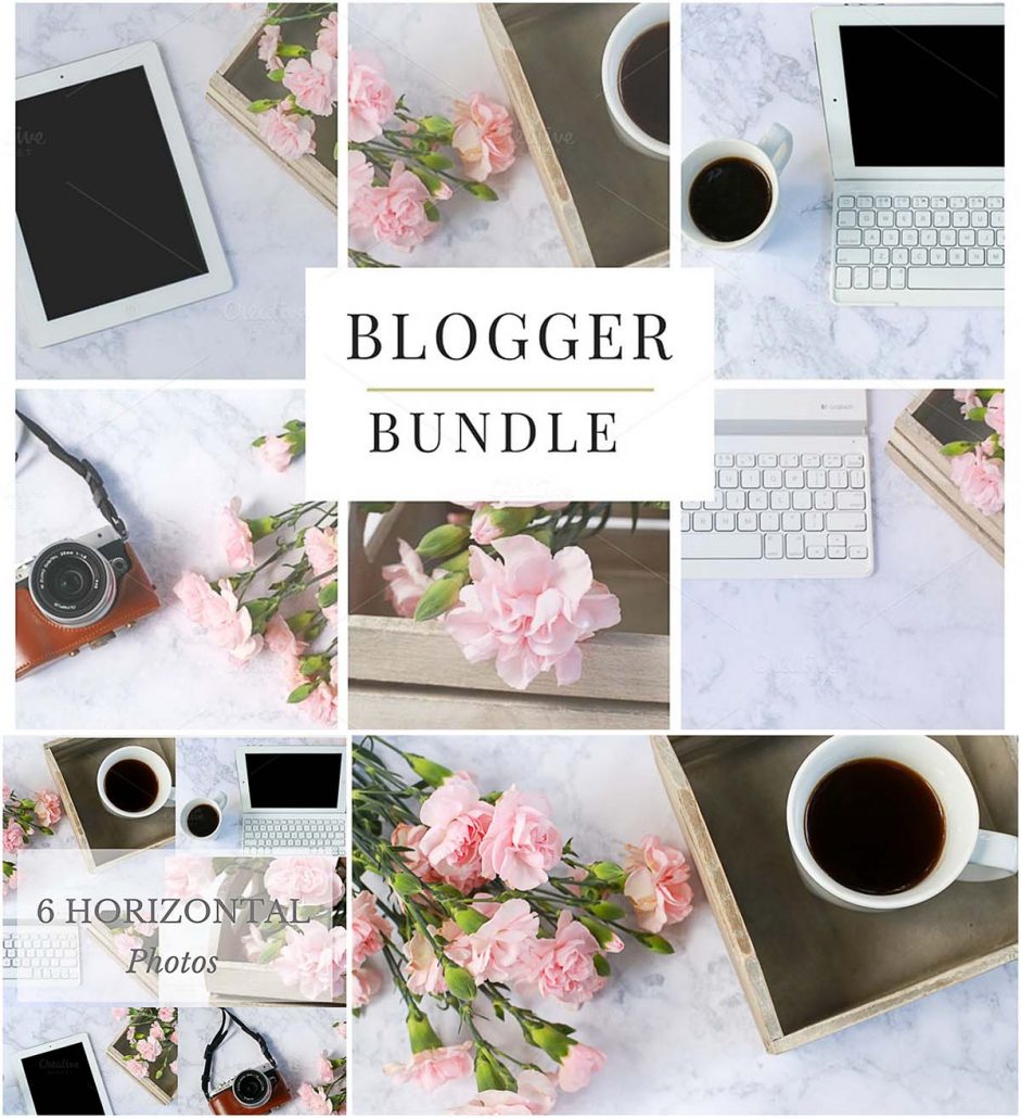 Blogger bundle photo set | Free download
