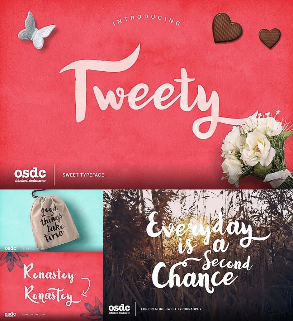 Tweety sweety lite font | Free download