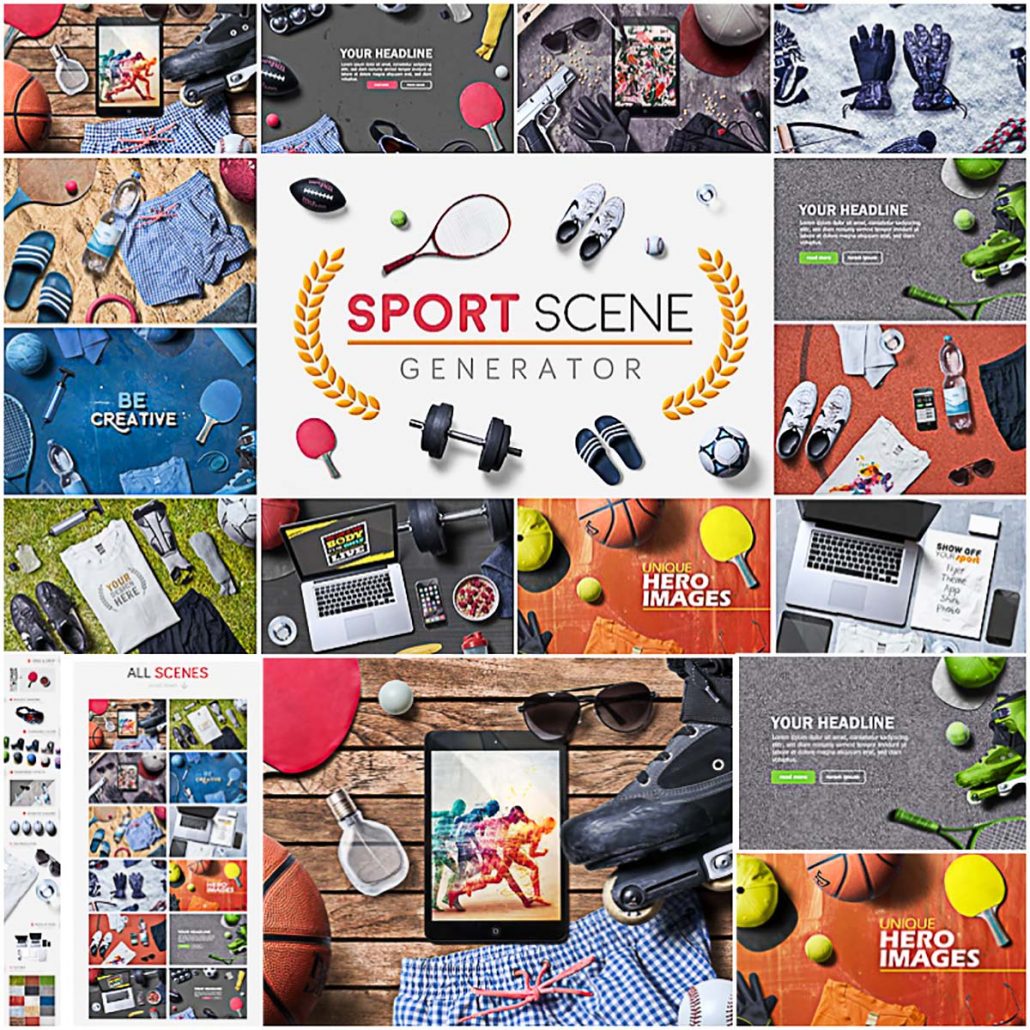 Sport scene generator | Free download