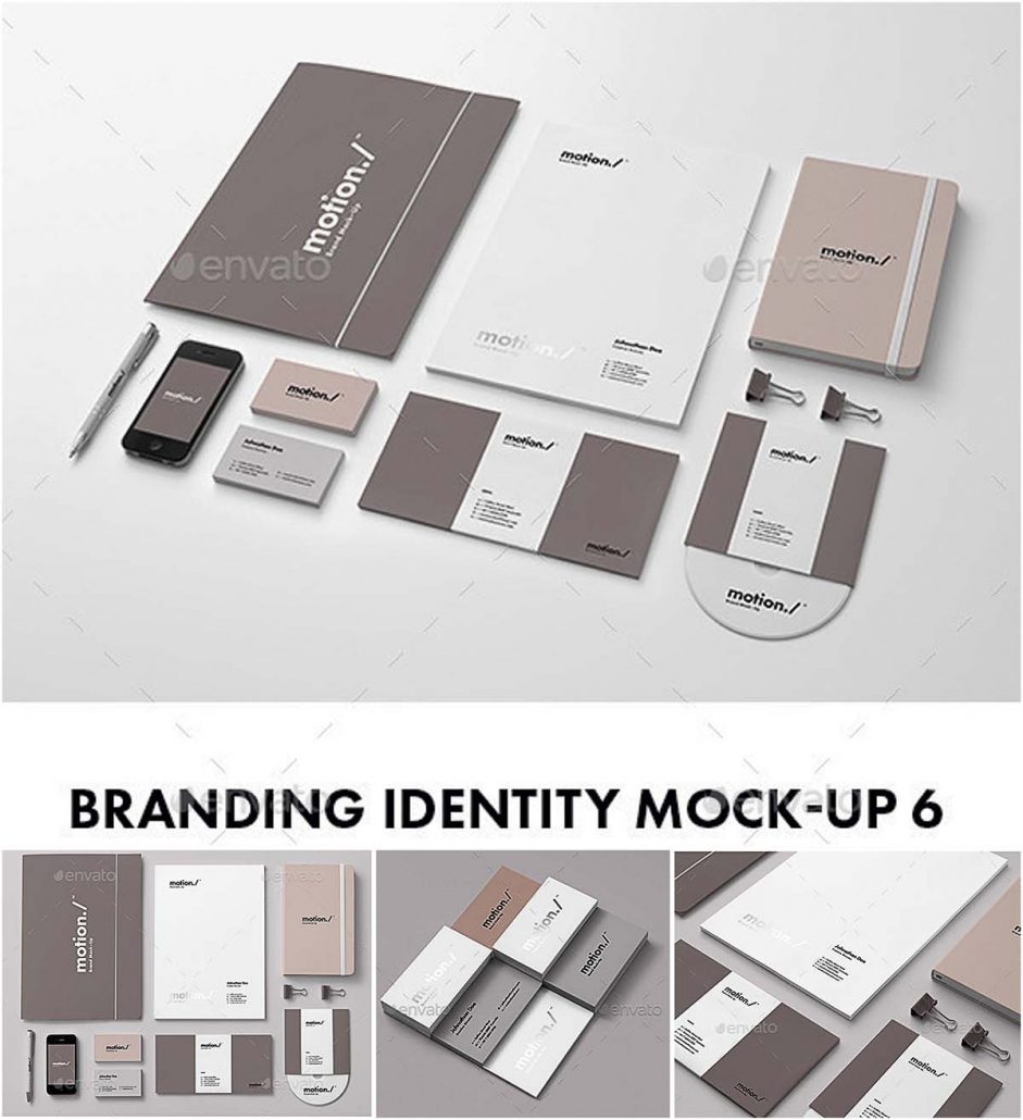 Branding identity mockup set | Free download