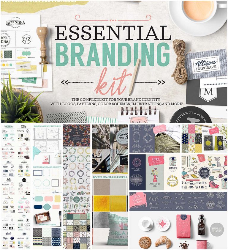 Essential branding kit for Photoshop | Free download