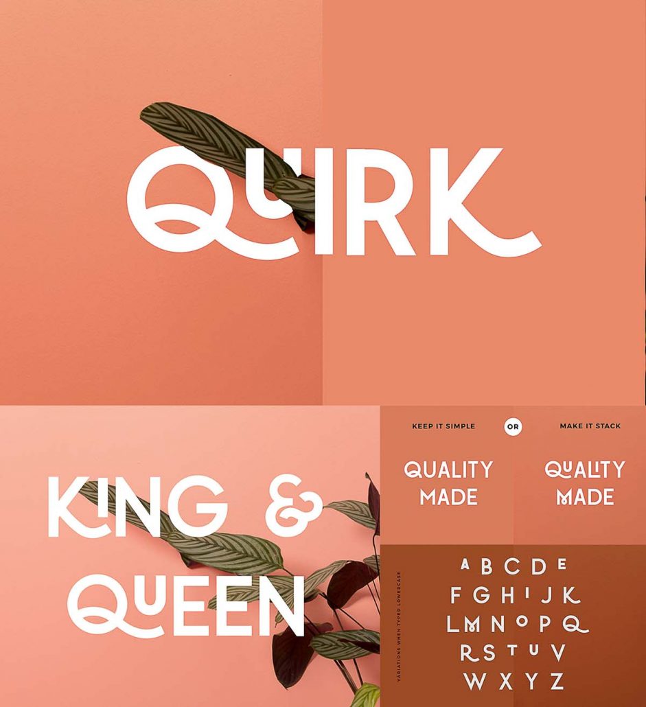 Quirk display font | Free download