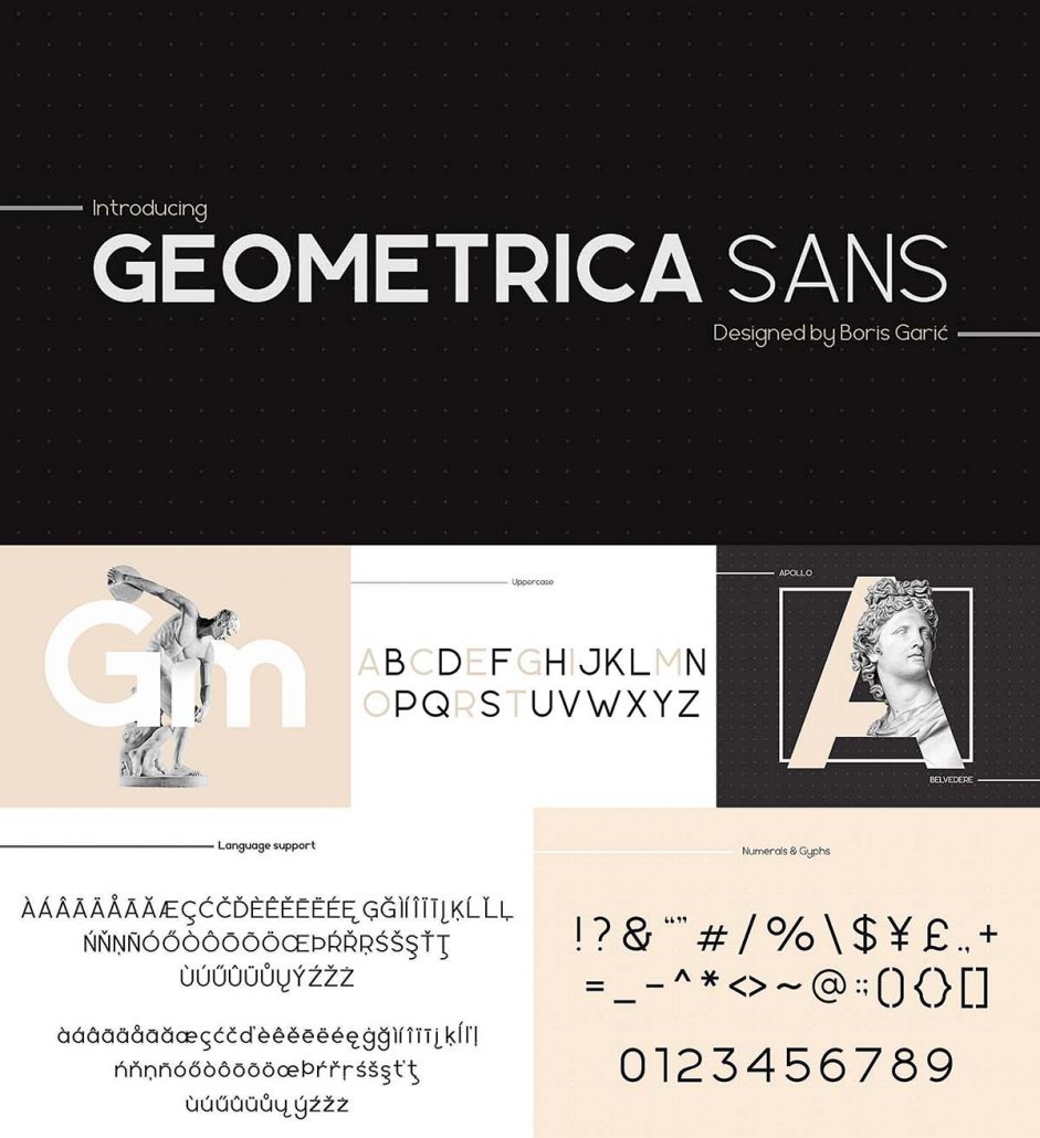 Geometrica sans type family | Free download