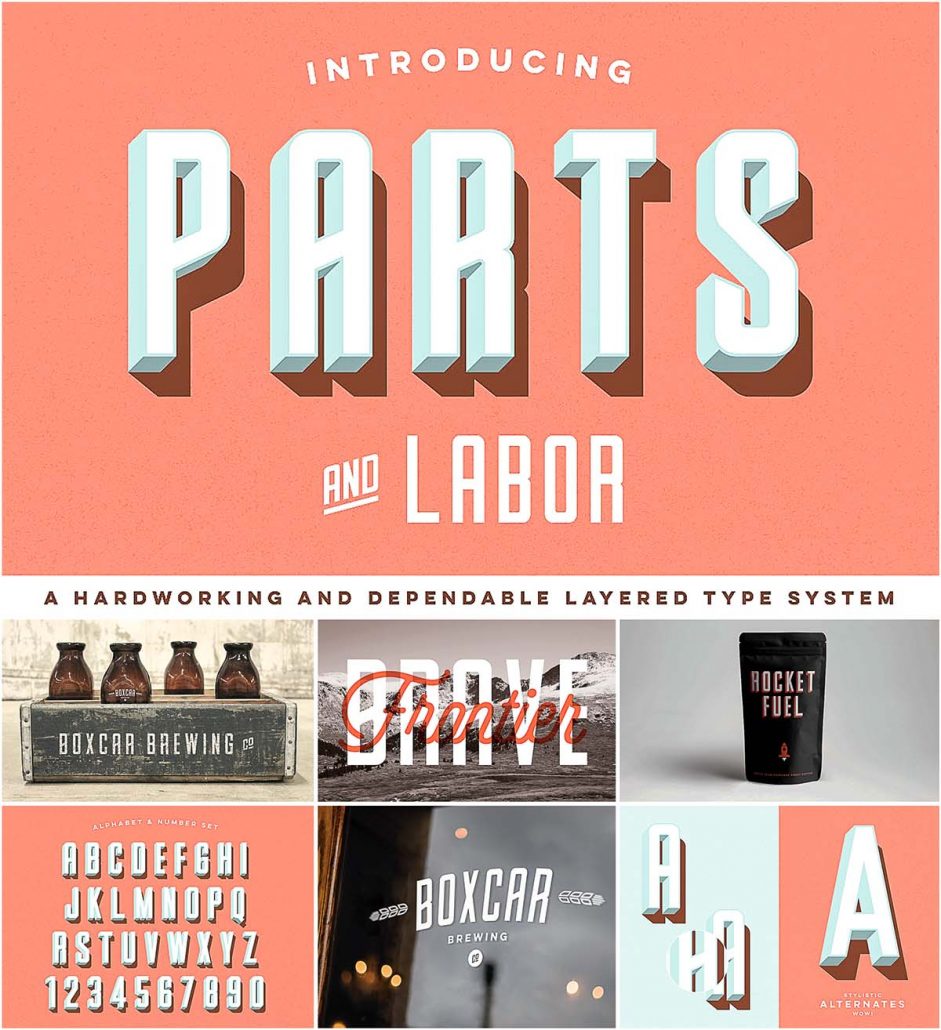 Parts and Labor layered type system | Free download