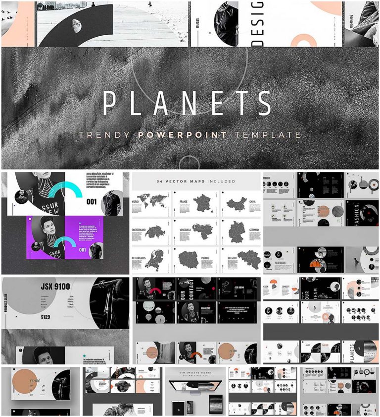 Planets PowerPoint template | Free download