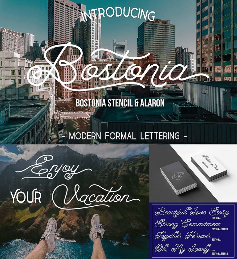 Bostonia font | Free download