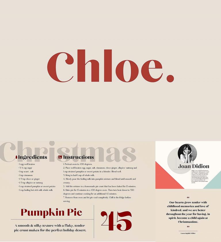 Chloe Regular Font | Free download