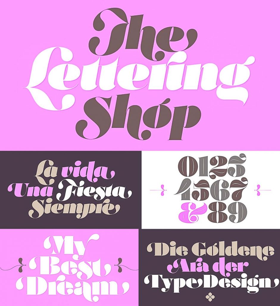 Posh font family | Free download