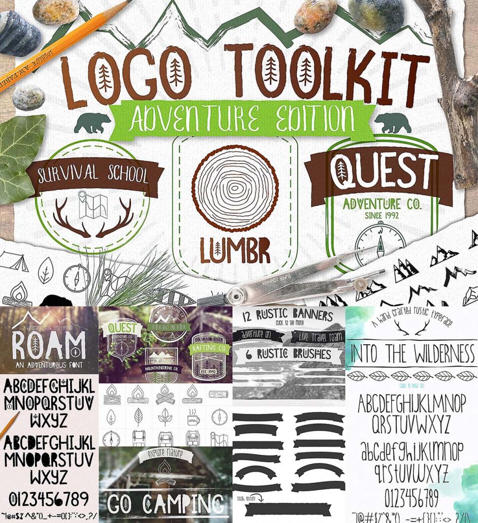 Rustic Logo outdoor edition Toolkit | Free download