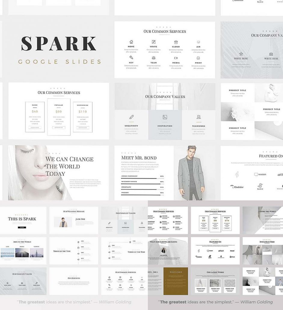 Spark Google Slides | Free download