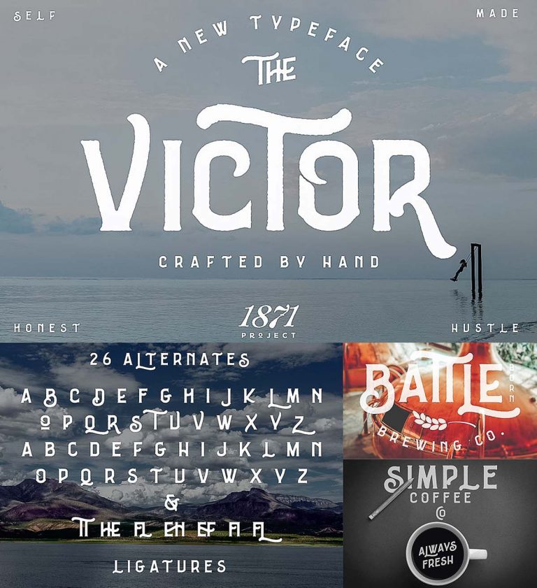 The Victor Font Family | Free download