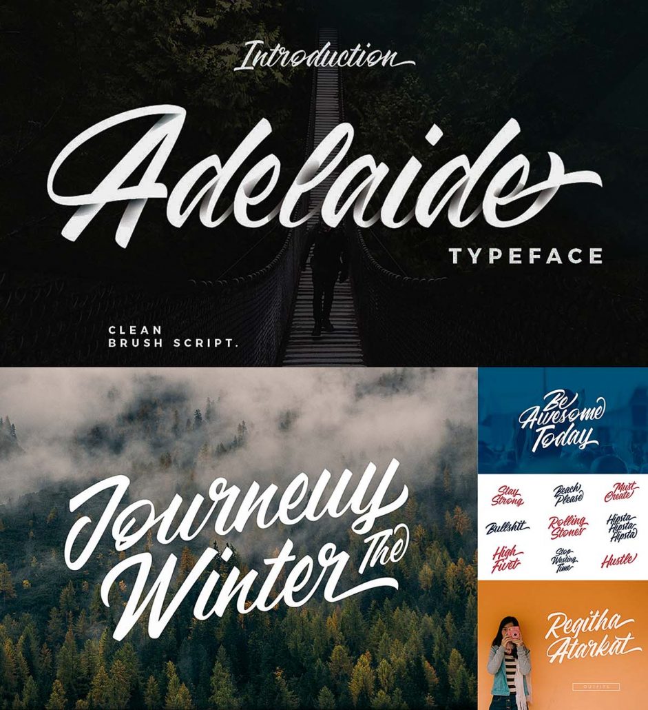Adelaide Script Font | Free download