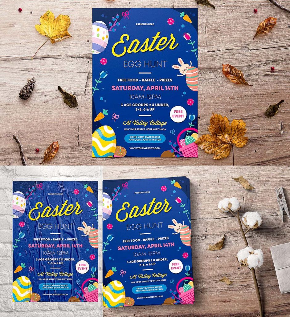 Easter Egg Hunt Flyer | Free download