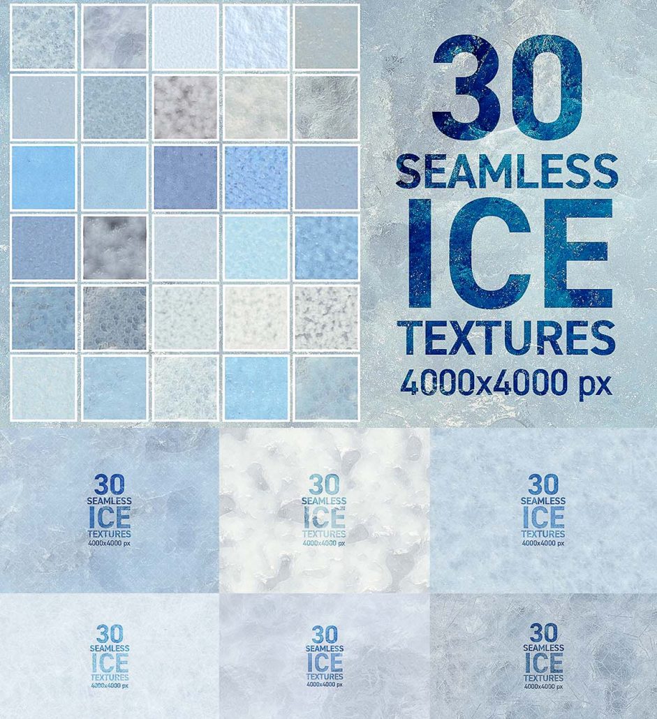 Seamless Ice Textures | Free download