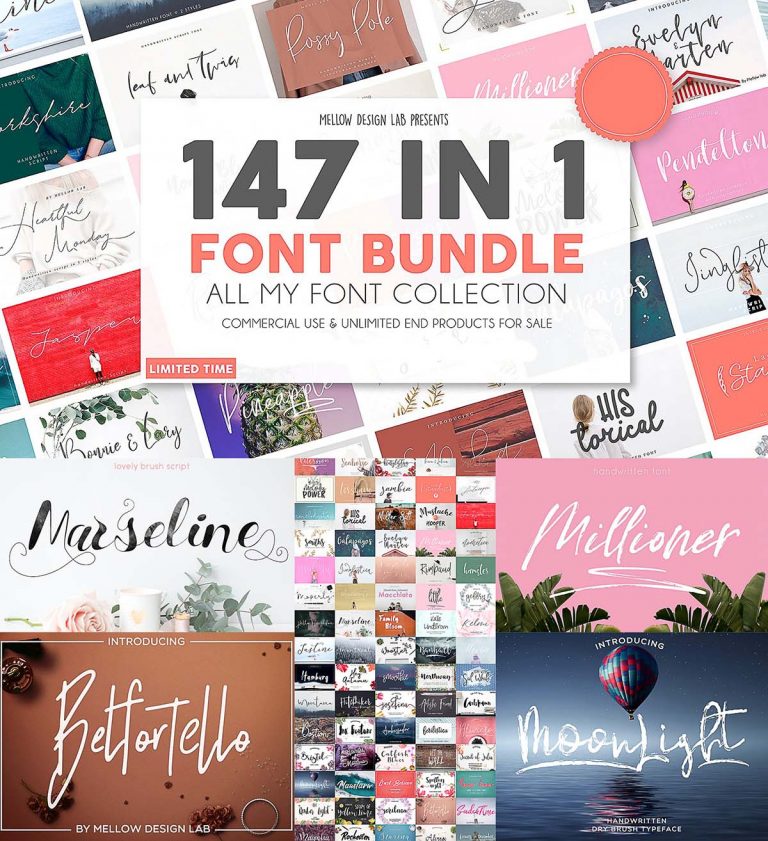Super Big Font Bundle | Free download