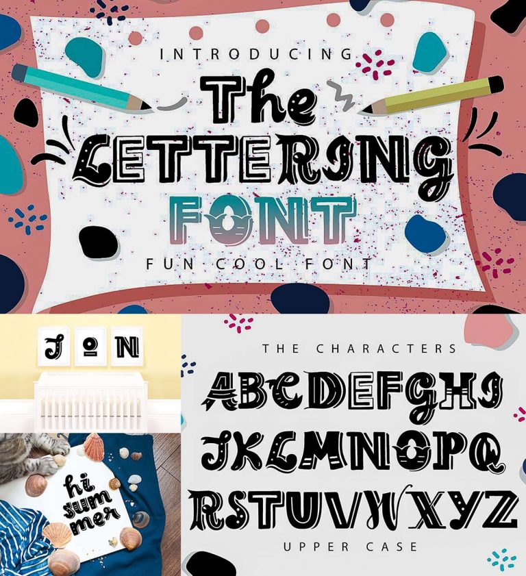 The Lettering Font | Free download
