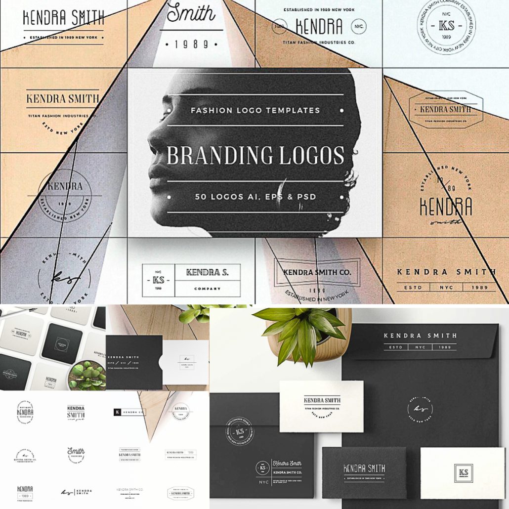 50 Branding Fashion Minimal Logos | Free download