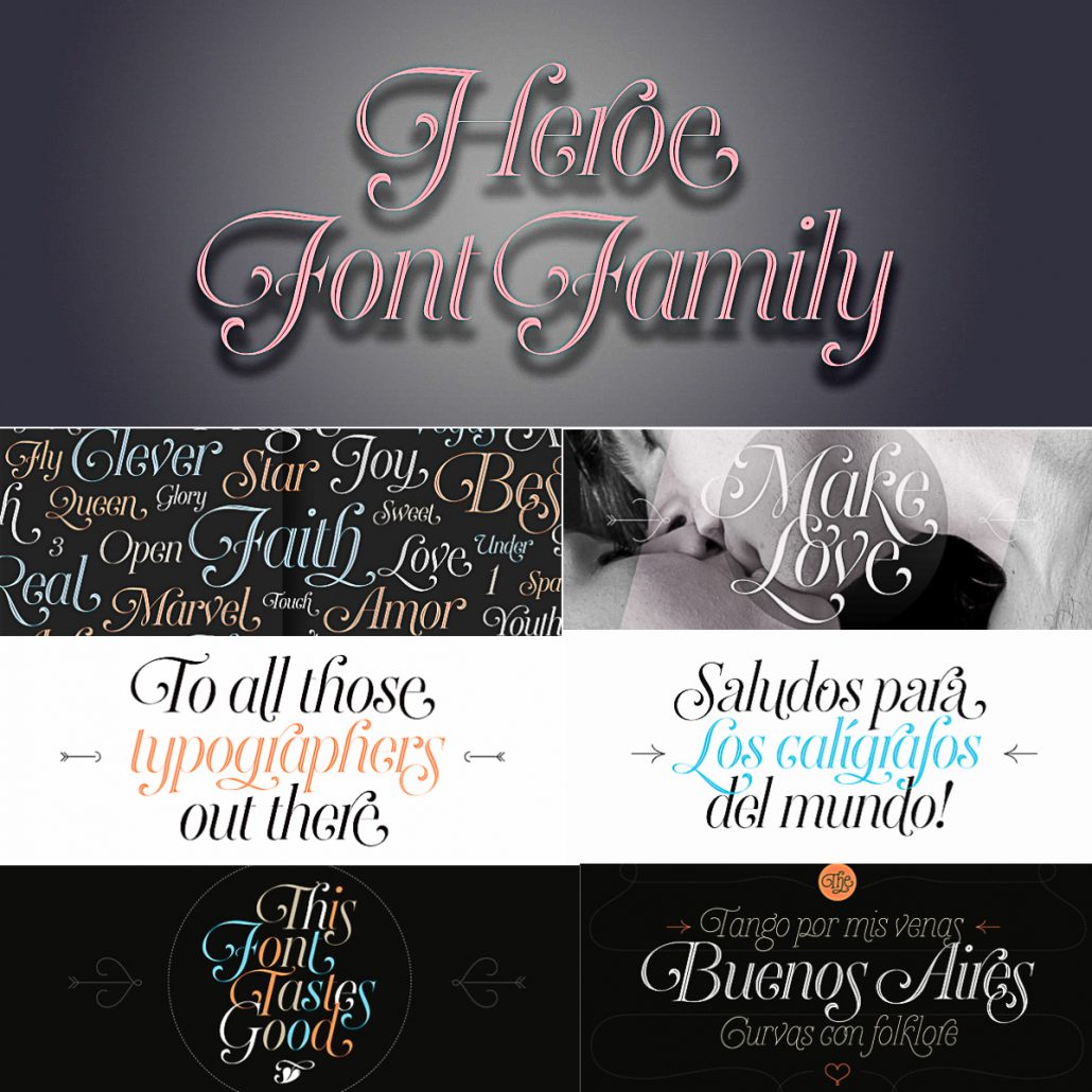 Heroe Font Family | Free download