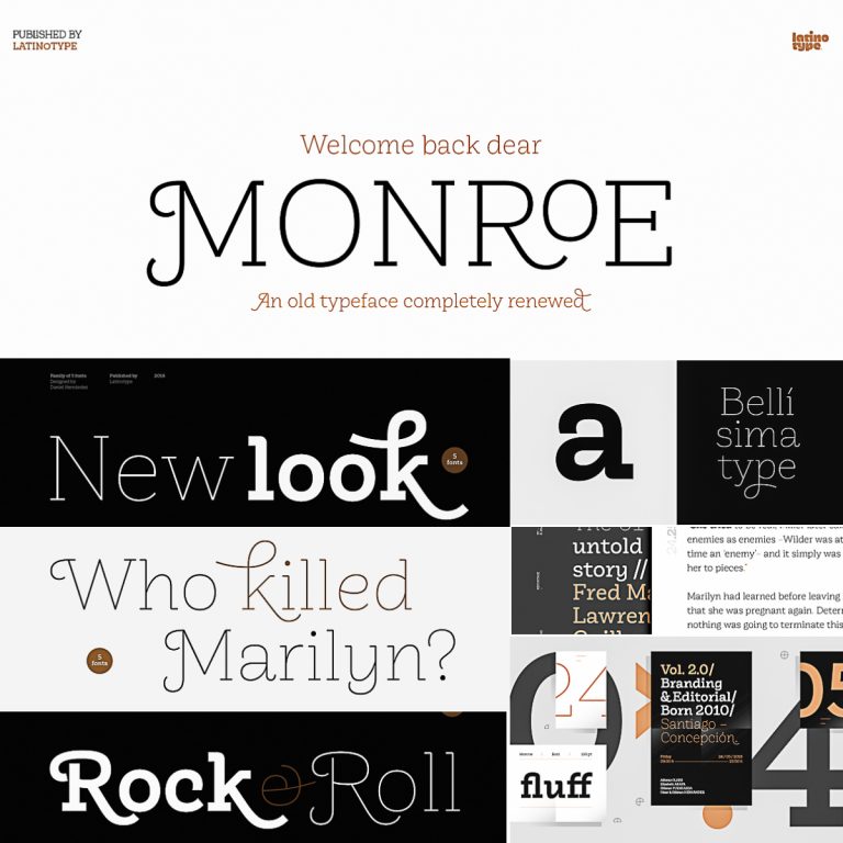 Monroe Font Family | Free download