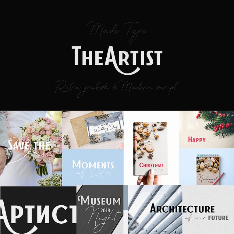 Made the Artist Font | Free download