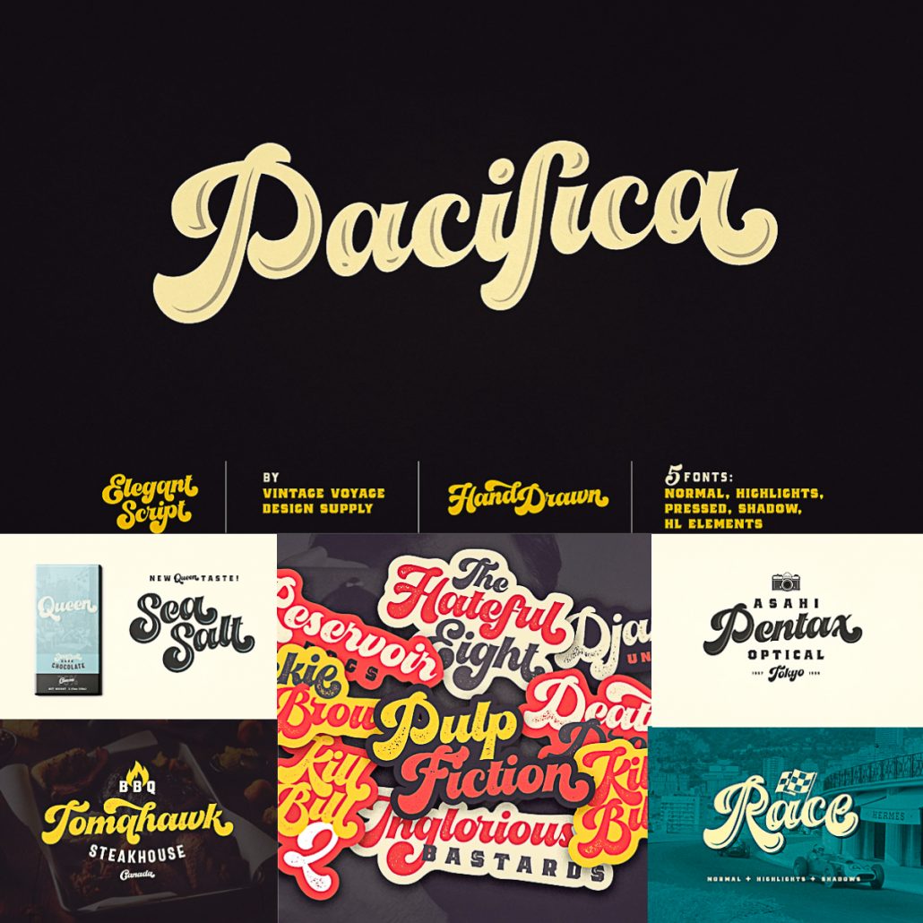 Pacifica Font Collection | Free download