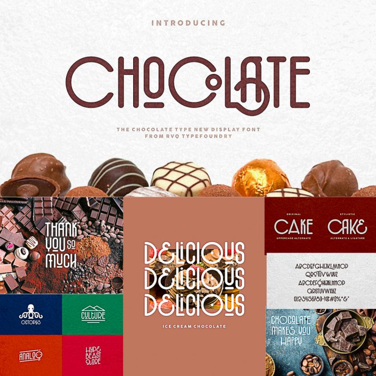 The Chocolate Type Font | Free download