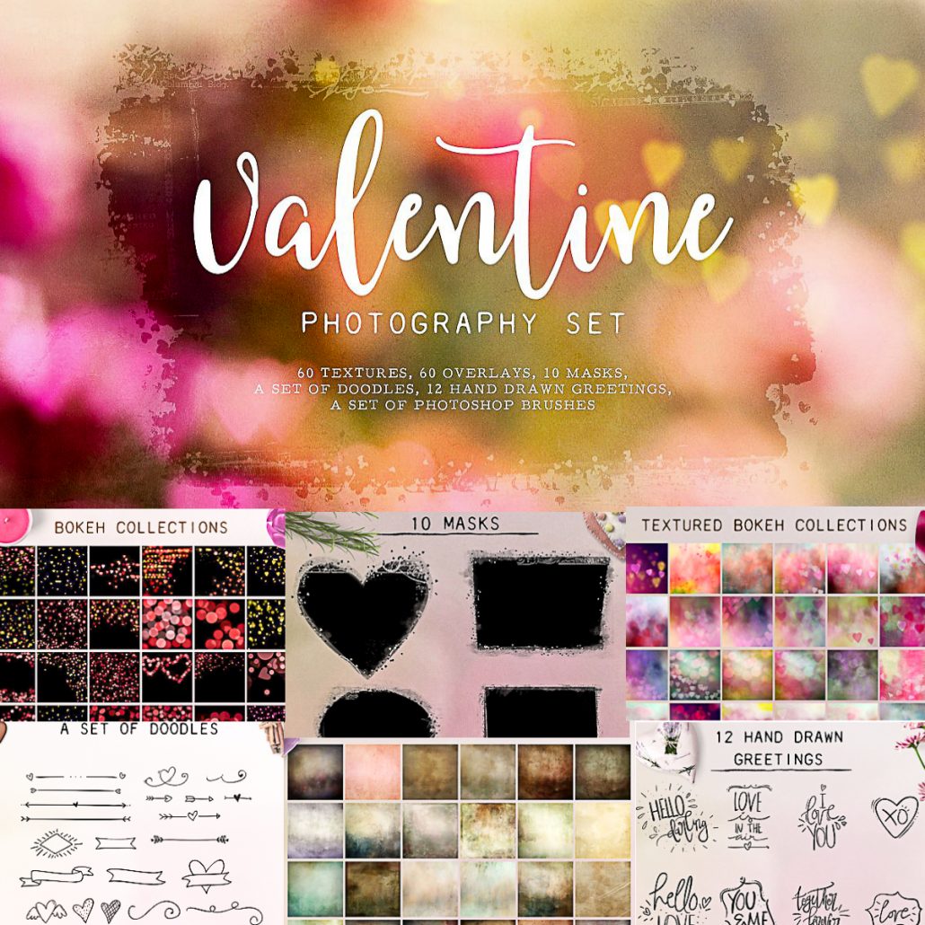 Valentine Photography Set | Free download