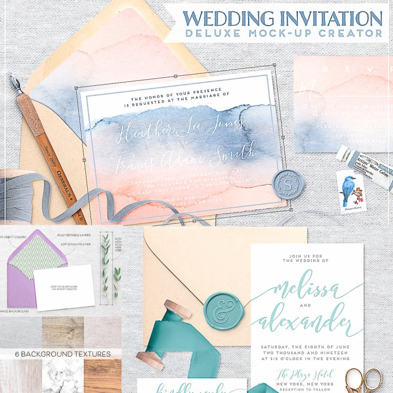 Wedding Invitation Deluxe Bundle | Free download