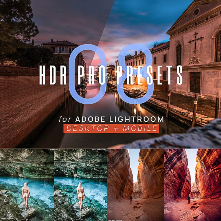 8 HDR Pro Presets for Lightroom | Free download