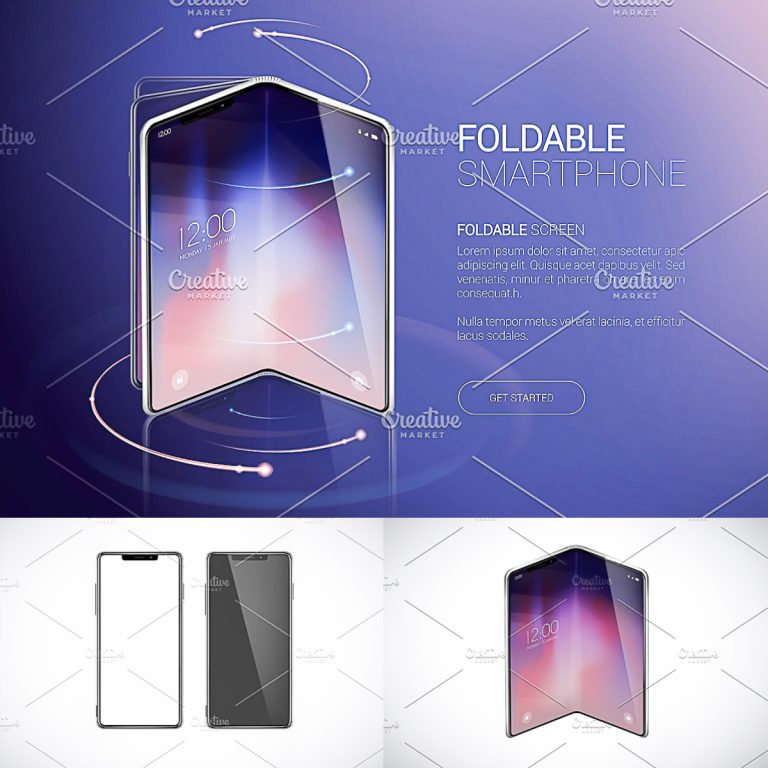 Samsung Mock Ups Foldable Screen | Free download