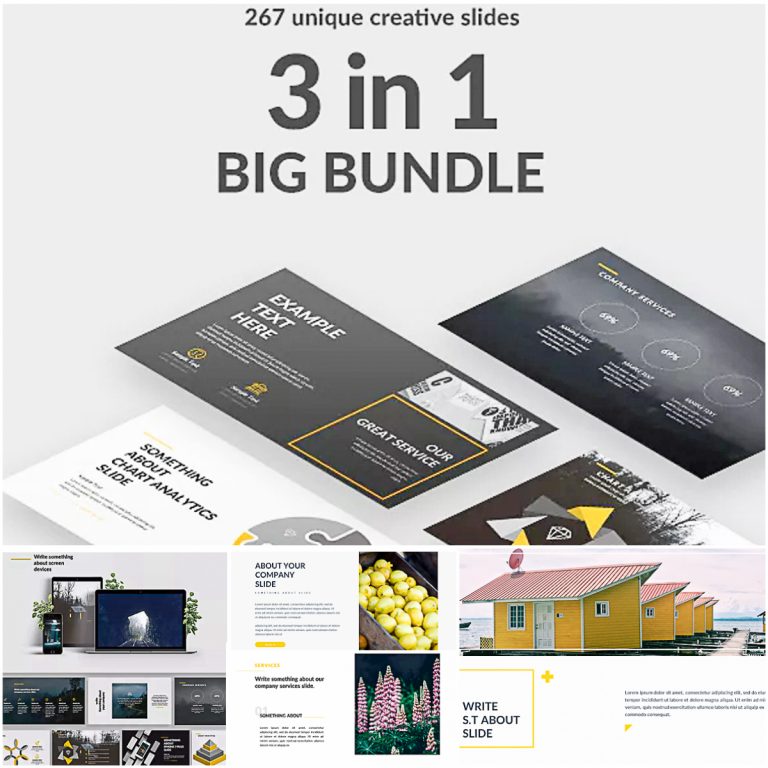 Big Bundle Creative Google Slide Template | Free download