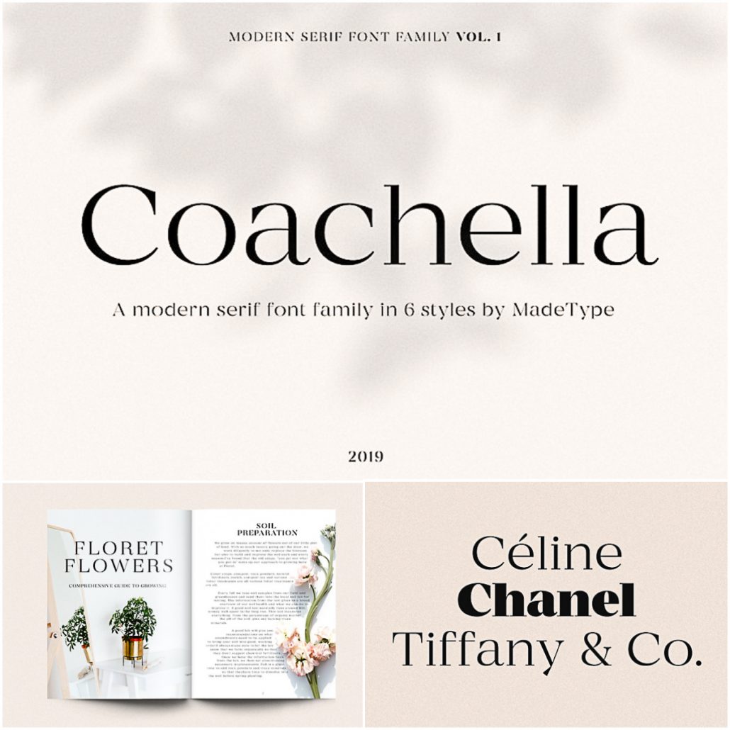 Coachella Font Family | Free download