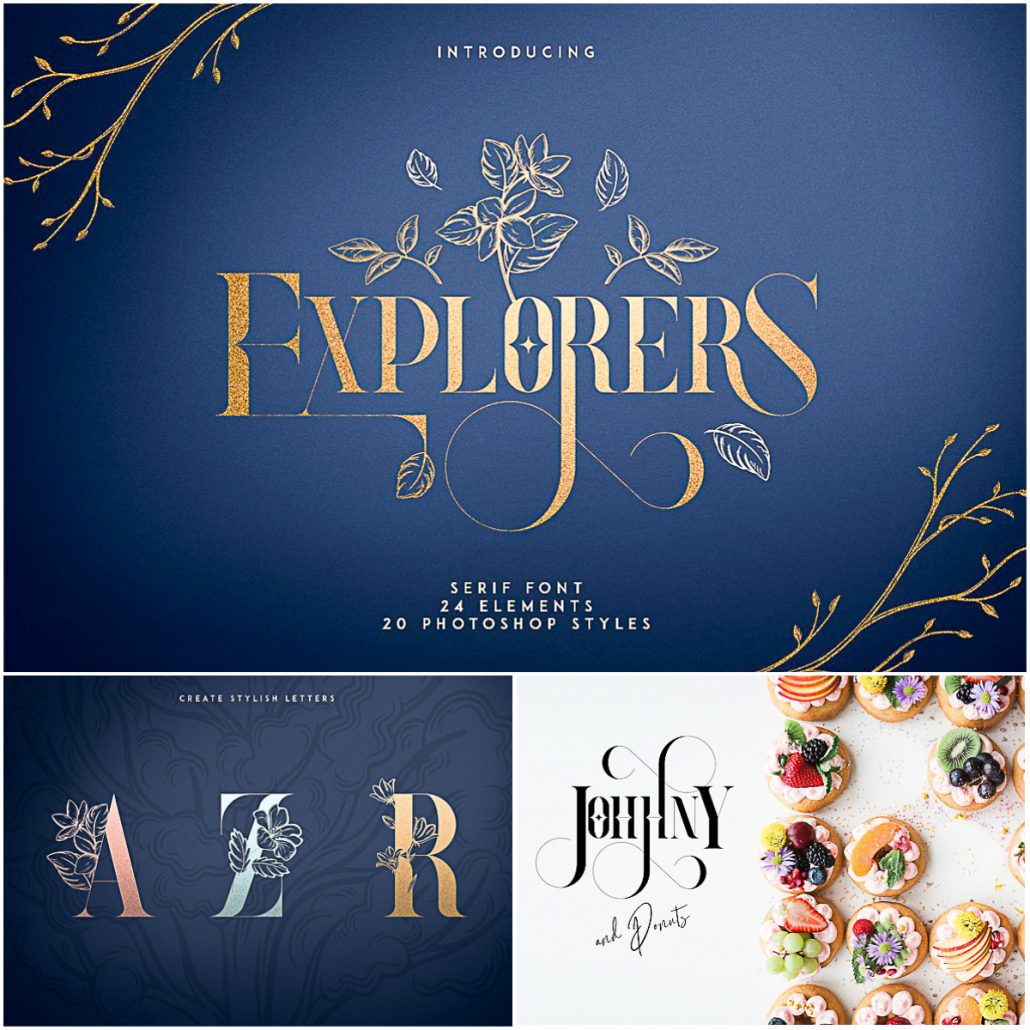 Explorers Font with Extras | Free download