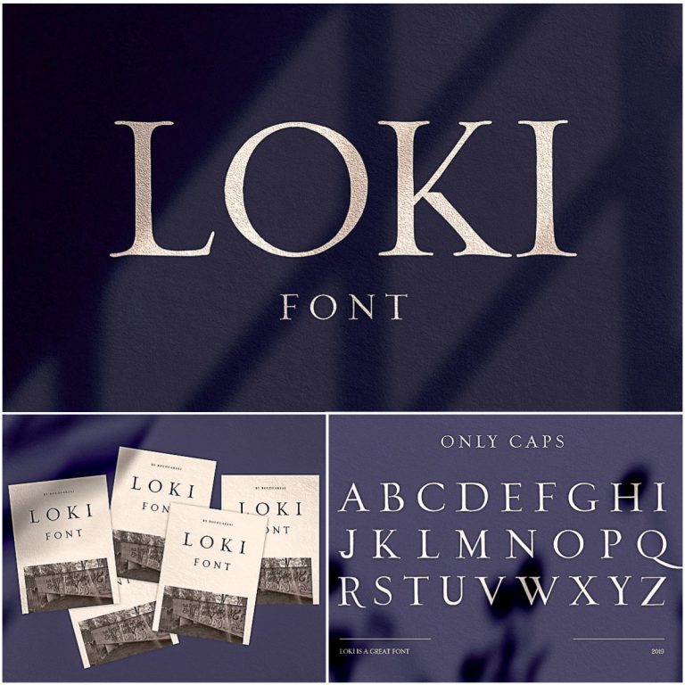Loki Sans Serif Script Font | Free download