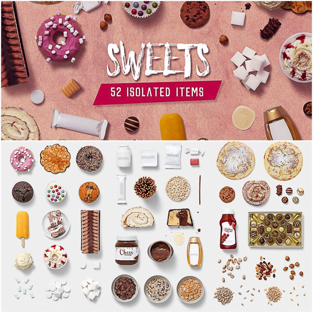 Sweets Isolated Food Items | Free download