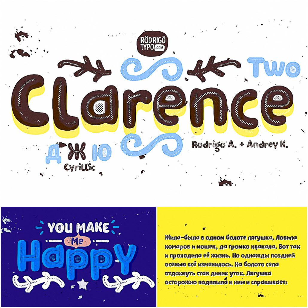 Clarence Two Font | Free download