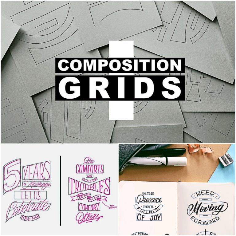 Composition Grids Lettering Bundle | Free download