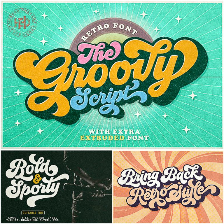 Groovy Font Script | Free download