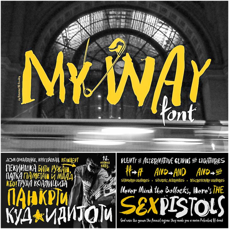 My Way Font | Free download