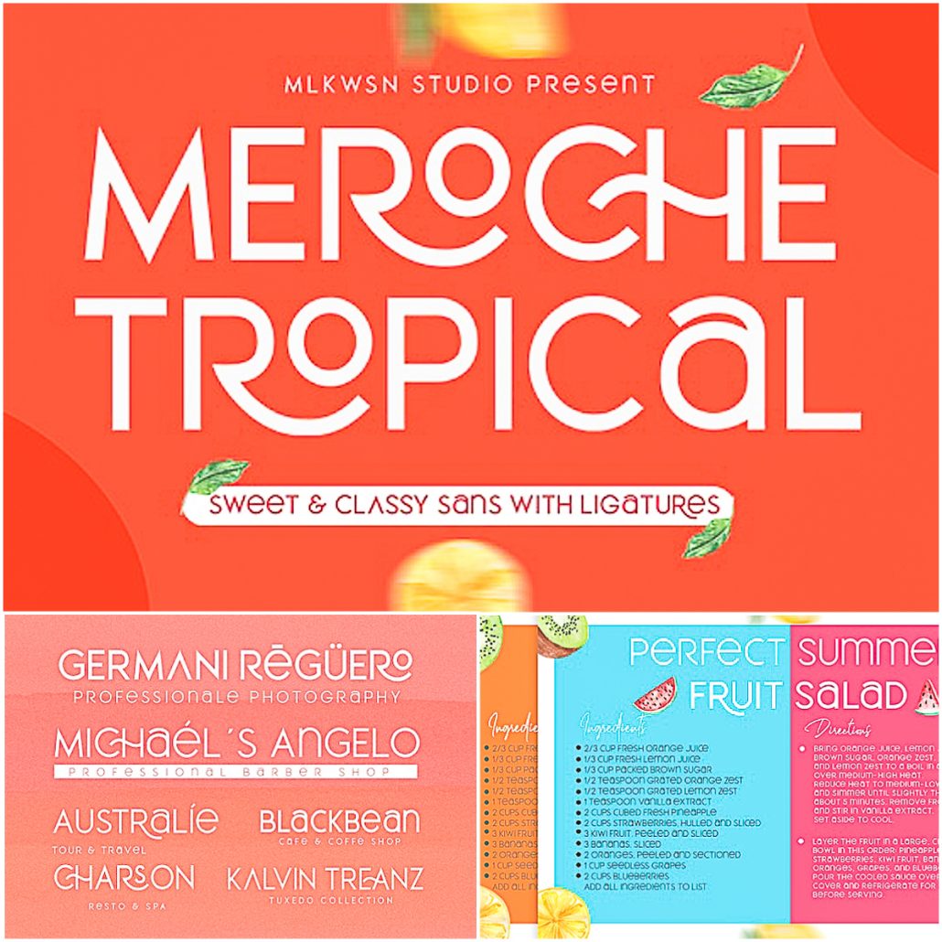 Meroche Font Family Free Download