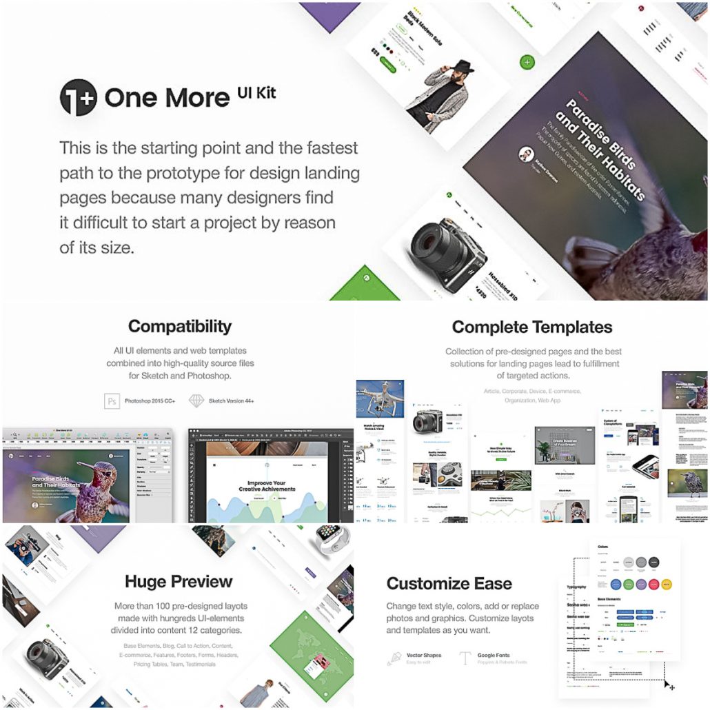 One More UI Kit | Free download