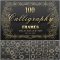 100 Calligraphic Vector Frames Set | Free download