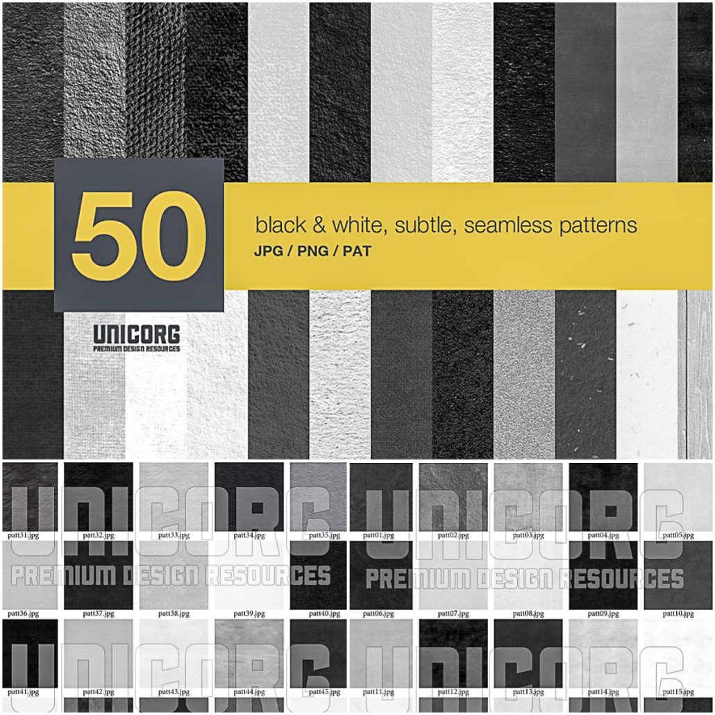 50 High Resolution Seamless Patterns | Free download