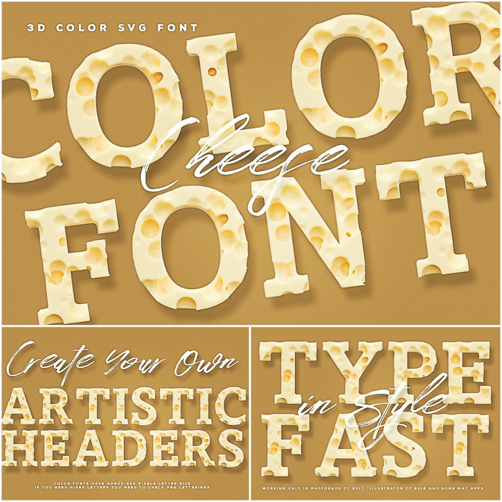 Cheese Color Font | Free download