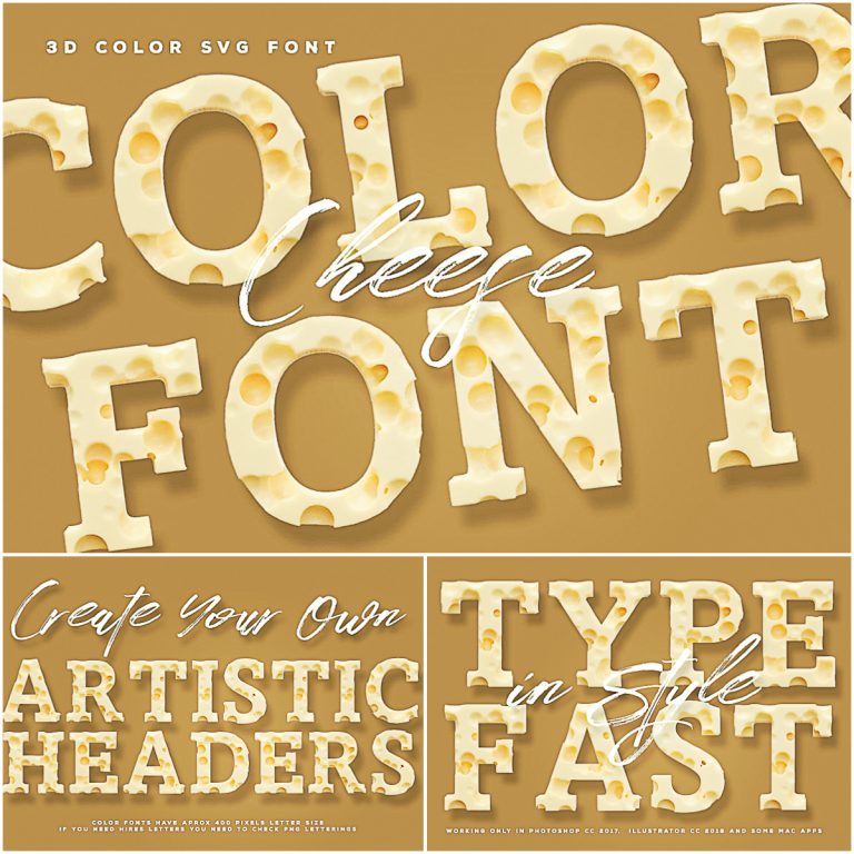 Cheese Color Font | Free download