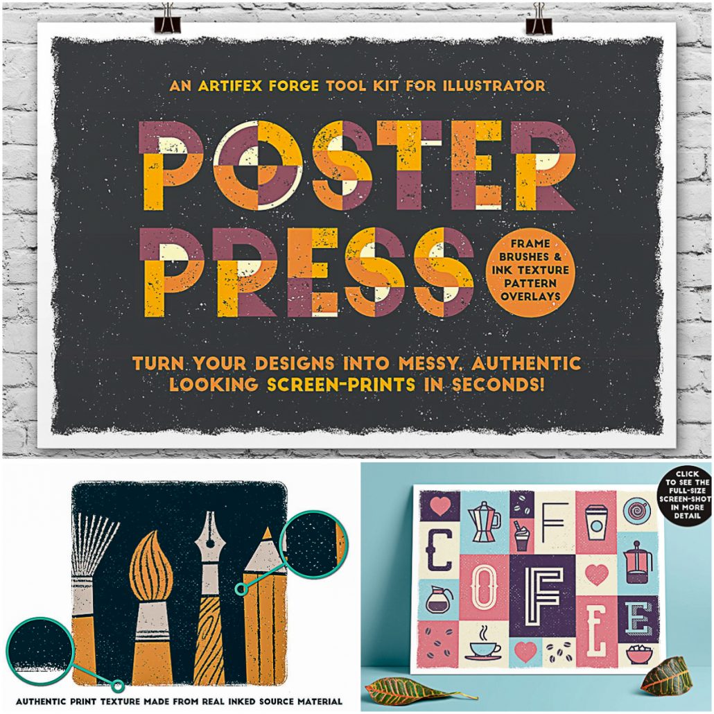 Poster Press Screen Print Creator | Free download